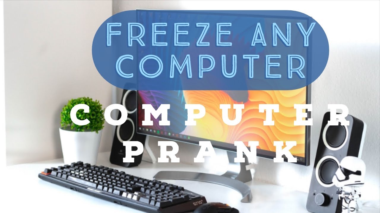 COMPUTER PRANK | HOW TO FREEZE OR HANG ANY COMPUTER OR LAPTOP ...