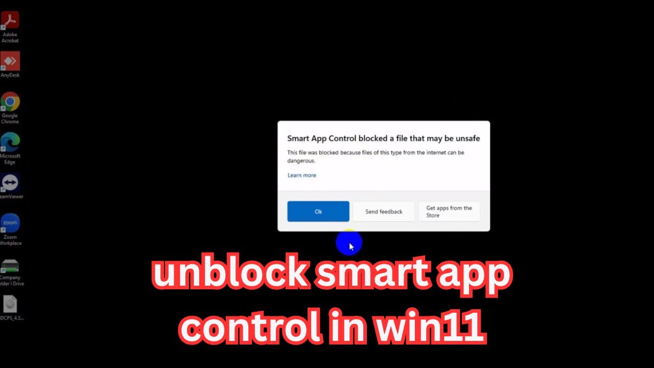 How to Unblock Smart App Control in Win11 - YouTube