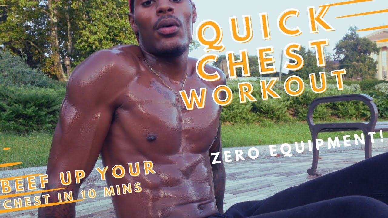 How to beef up your chest in 10 minutes - YouTube