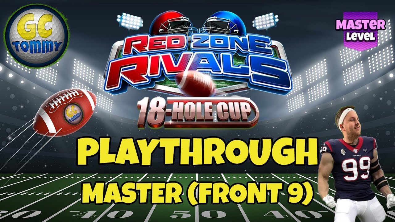 MASTER H1-9 Playthrough - Redzone Rivals 18 hole-cup! *Golf Clash Guide* - YouTube