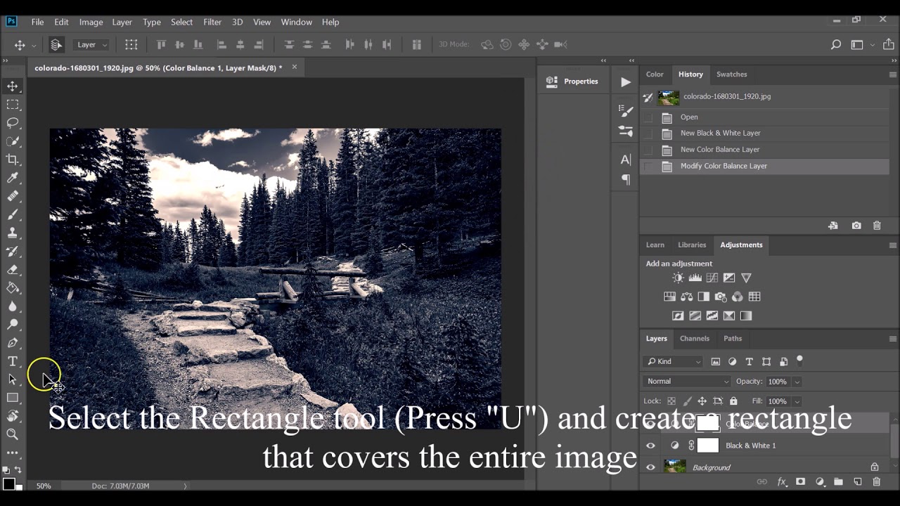 Simple and easy: Gloomy effect tutorial in Adobe Photoshop CC - YouTube
