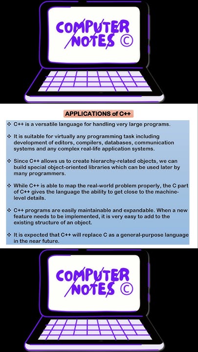 APPLICATIONS | C++ | #objectorientedprogramming #cplusplus #oop #computerscience #bca - YouTube