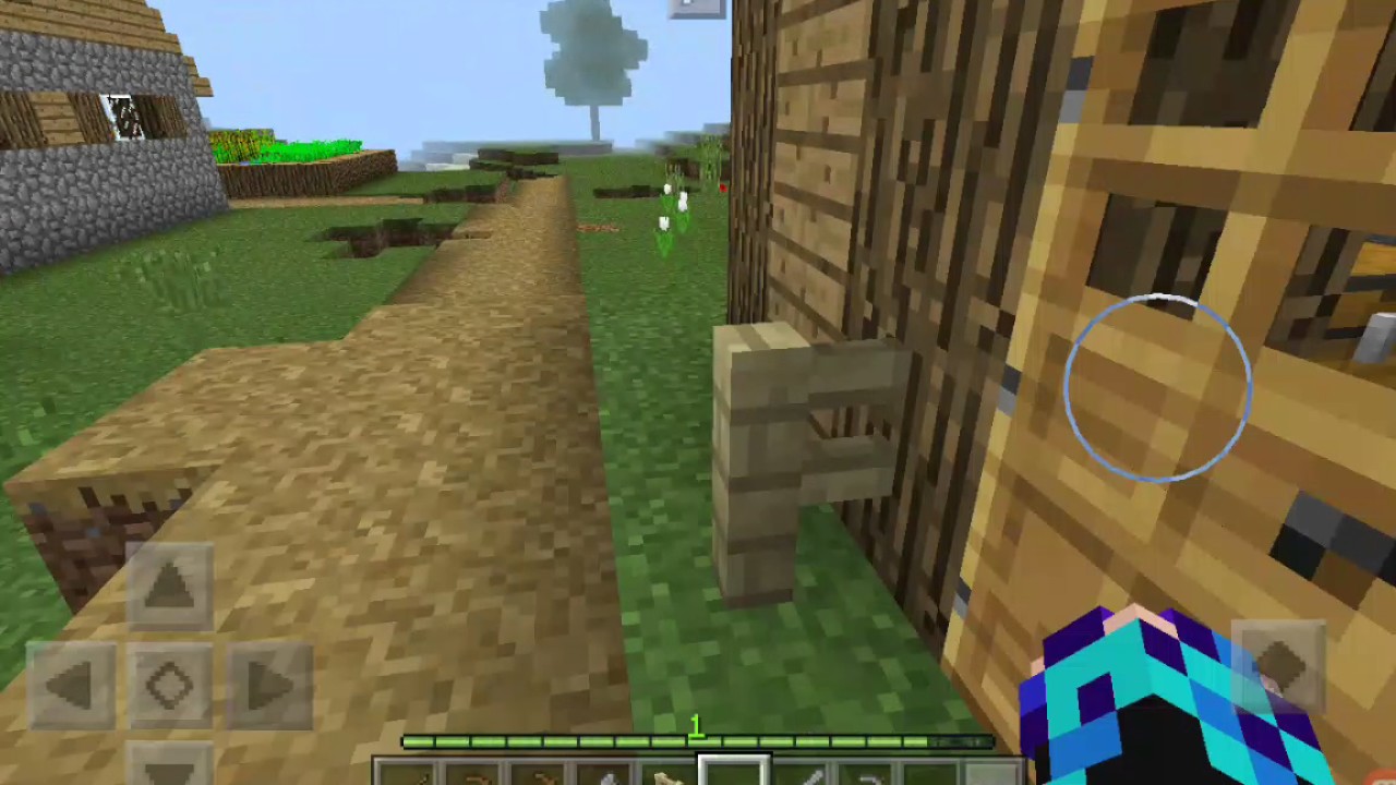 Minecraft pe woden house part2 - YouTube