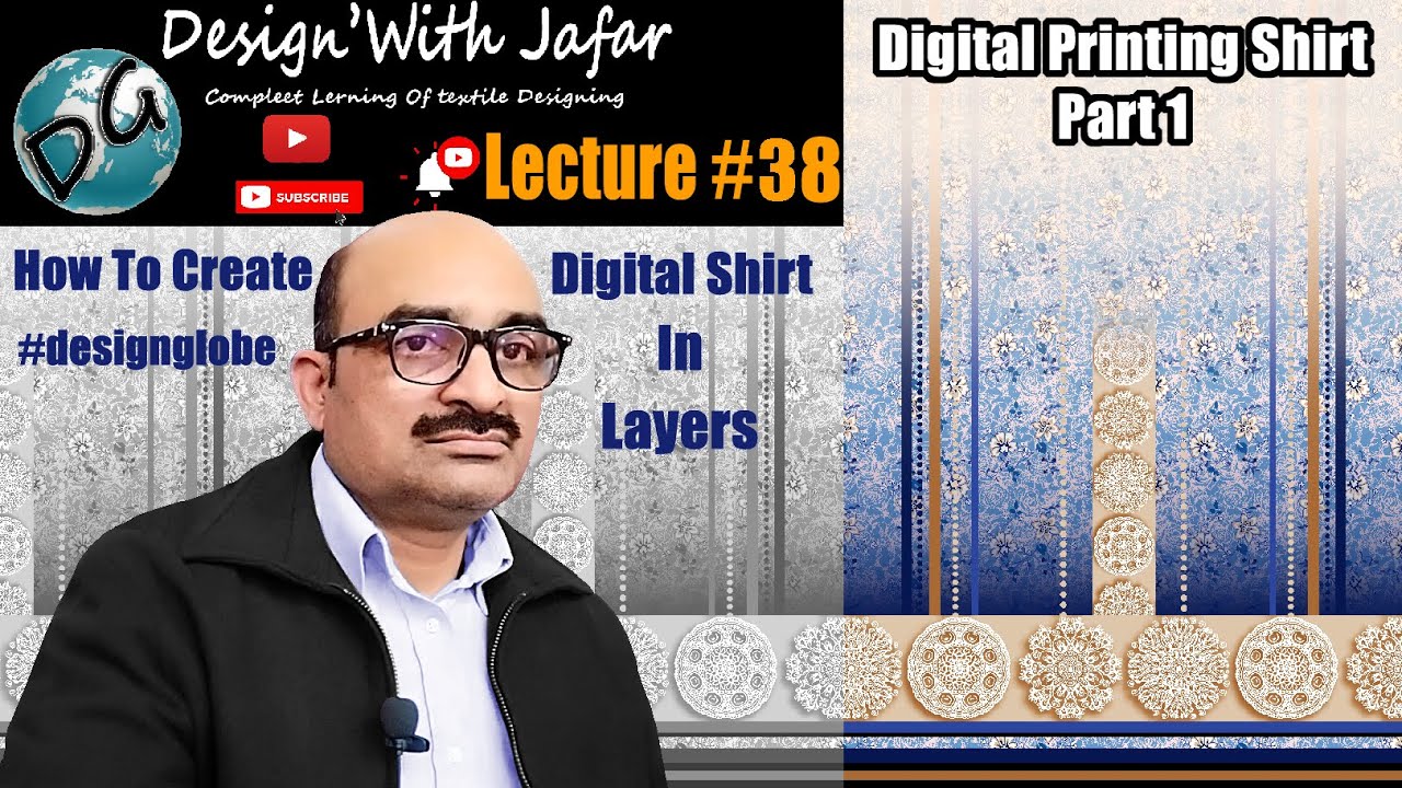 How To Make Digital Shirt Part 1 #designglobe #textiledesigning ## ...