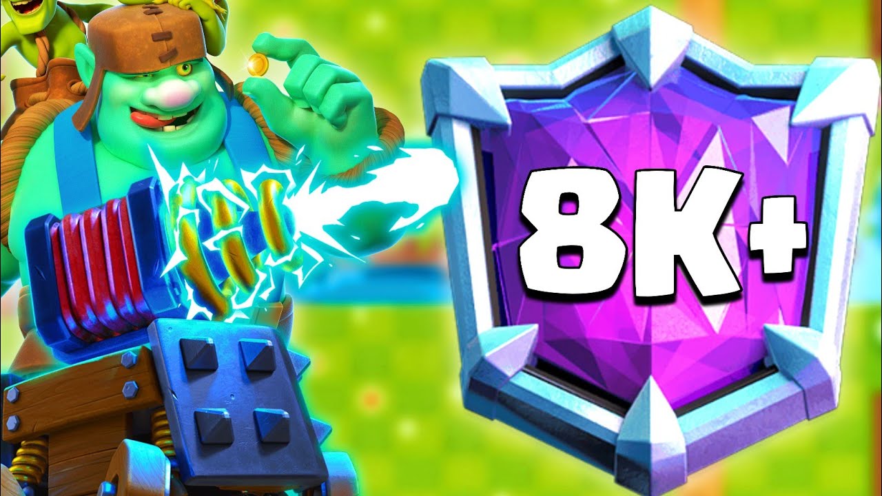 TOP LADDER PUSH TO 8K+ WITH SPARKY RAGE - Clash Royale - YouTube