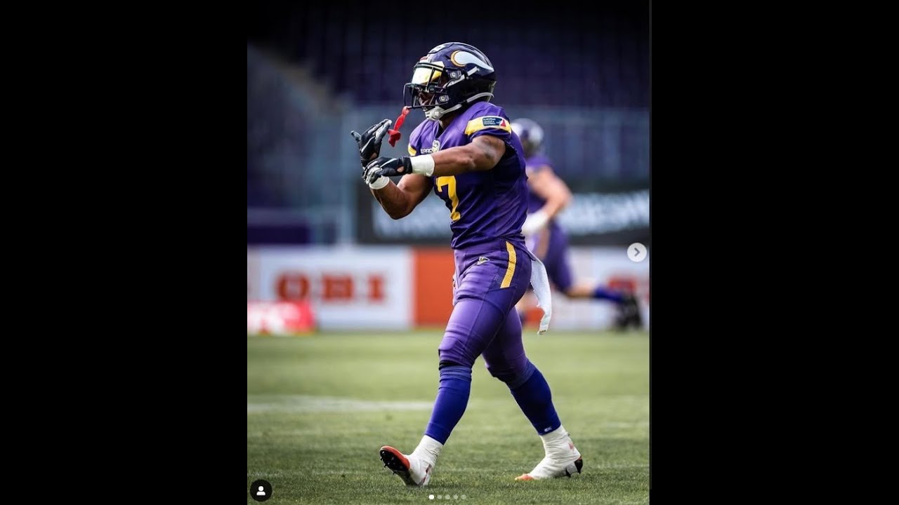 #24 Exavier Edwards: DB - Nordic Storm (ELF), formerly Vienna Vikings ...