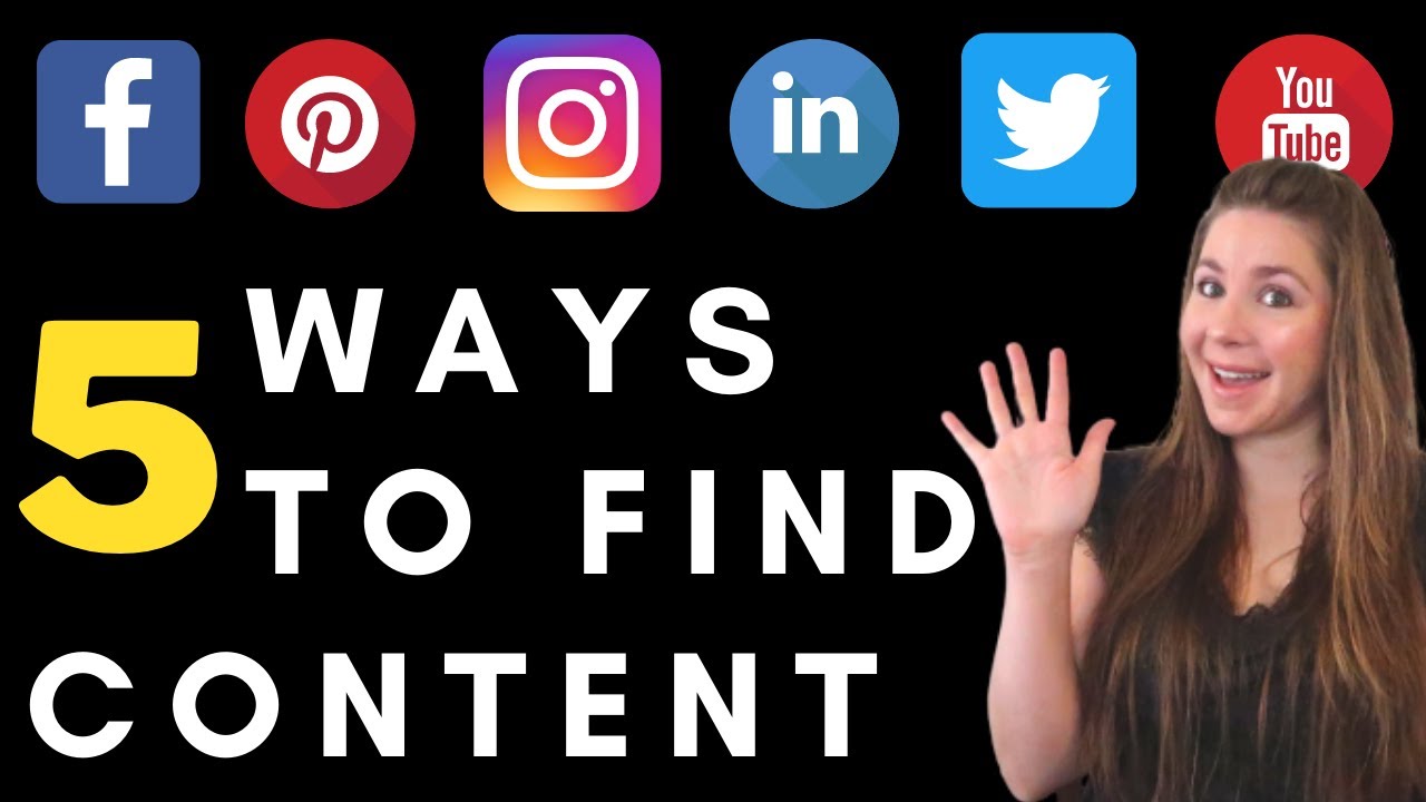 How To Find CONTENT IDEAS For Social Media (CREATIVE CONTENT IDEAS ...