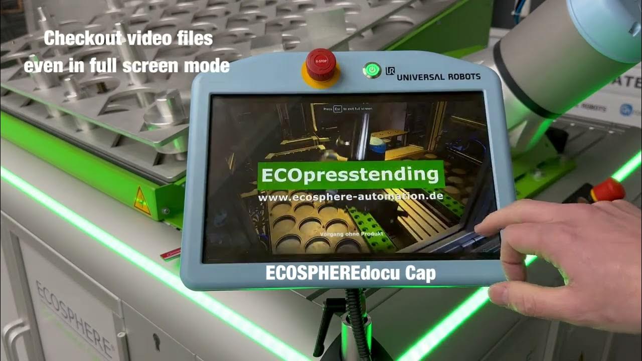 New PolyScope X Features - powered by ECOSPHERE - YouTube