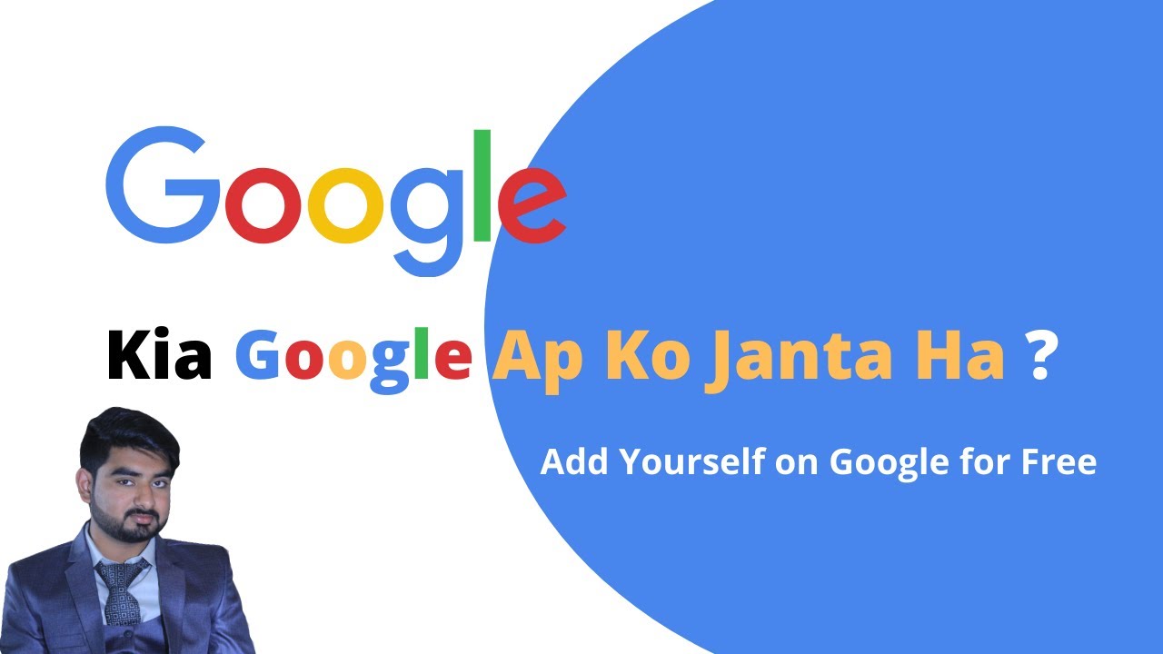 How to add yourself/myself on Google search - YouTube