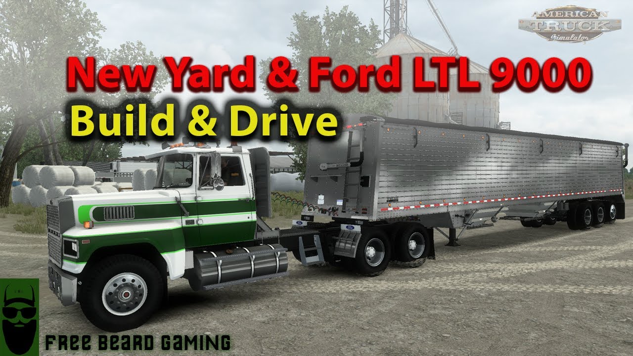 Hauling Grain From MattVT’s New Yard in Topeka In The Ford LTL 9000 ...