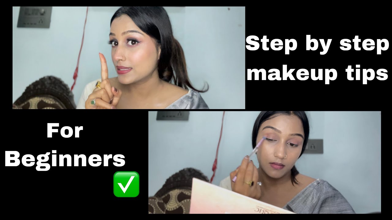 Makeup tutorial for beginners 😍|| makeup karne ka sahi tarika - YouTube