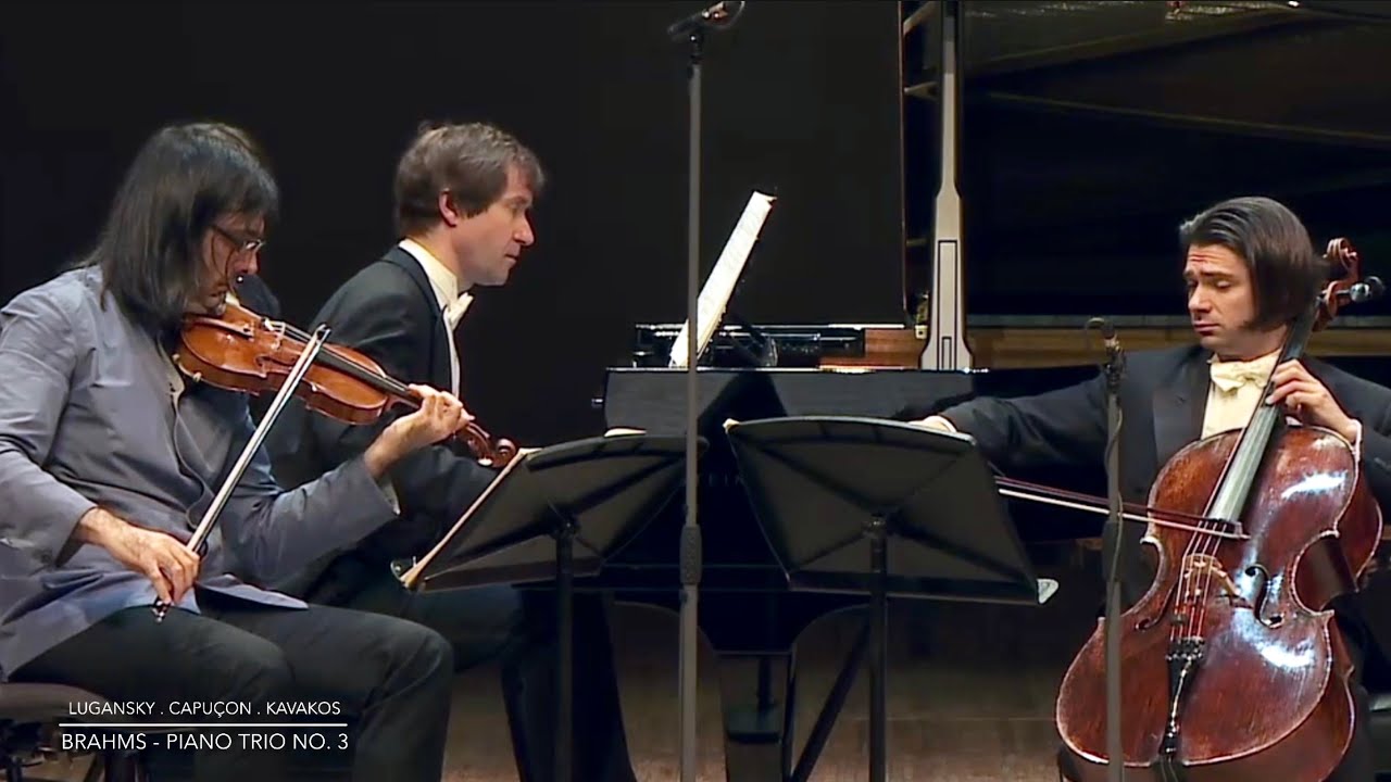 Lugansky . Capuçon . Kavakos - Brahms Piano Trio No. 3 - YouTube