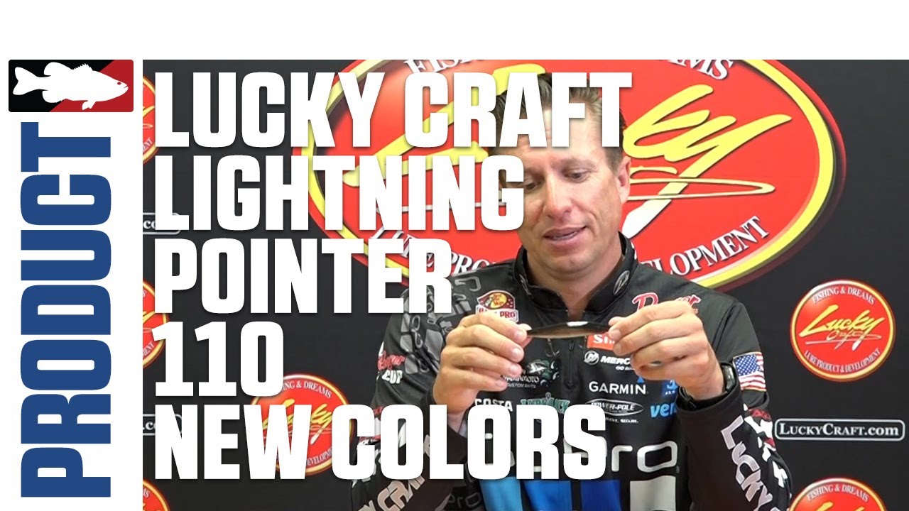Lucky Craft Lightning Pointer 110SP Jerkbait New Colors with Brent ...
