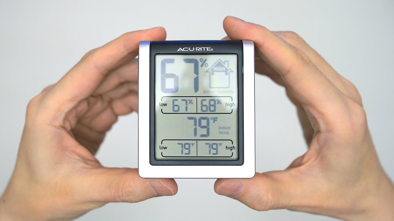 AcuRite Digital Hygrometer & Indoor Thermometer Unboxing - YouTube