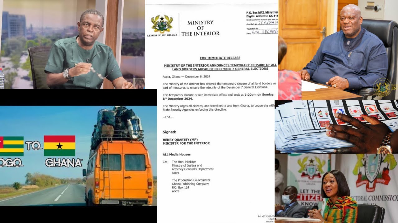 Your Hidden Plan Won't Work. Kwesi Pratt Exposes NPP Over Closure Of Togo Border - YouTube