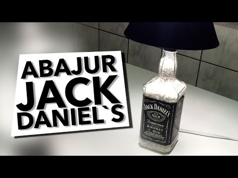 Jack daniels - abajur yapımı