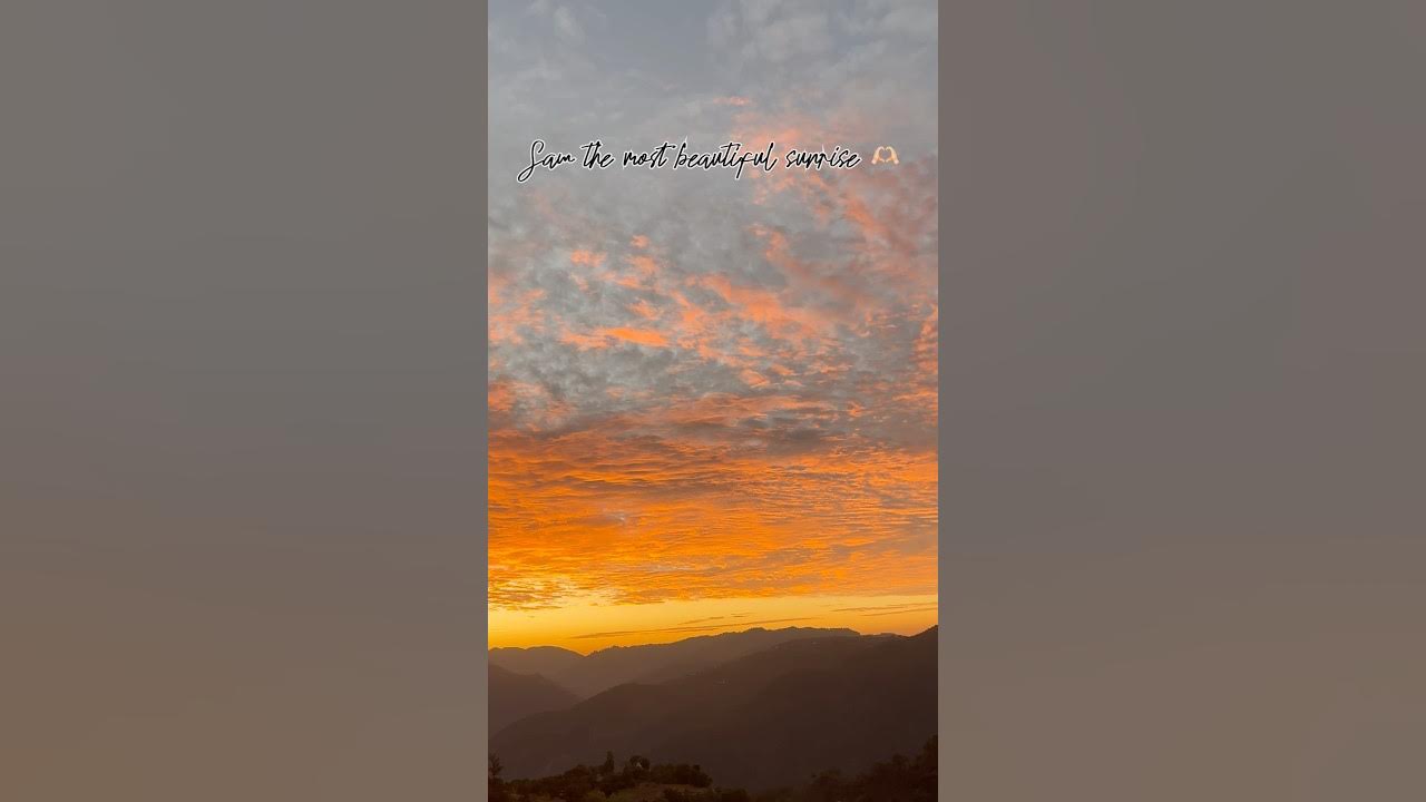 Most Beautiful SunRise I Ever Seen 🫶🏻 . #nature #sunrise #ytshort - YouTube