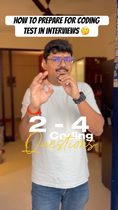 How to prepare for Coding Test in Interviews 🤔🤯 | Placement Series ...