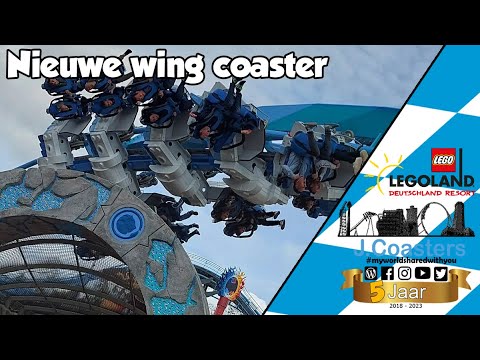 Nieuwe wing coaster Legoland Deutschland - YouTube