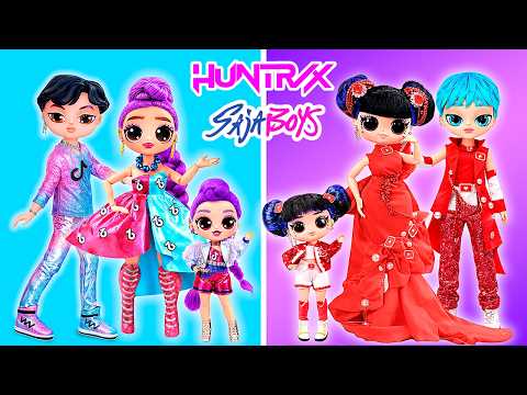 Creating 3 K-Pop Demon Hunters Rooms In Social Media Style! DIYs for Dolls