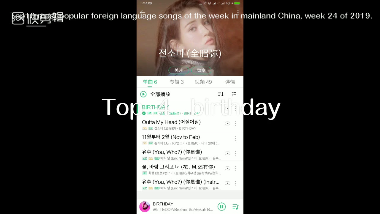 Weekly Most Popular Foreign Language Songs in Mainland China - YouTube