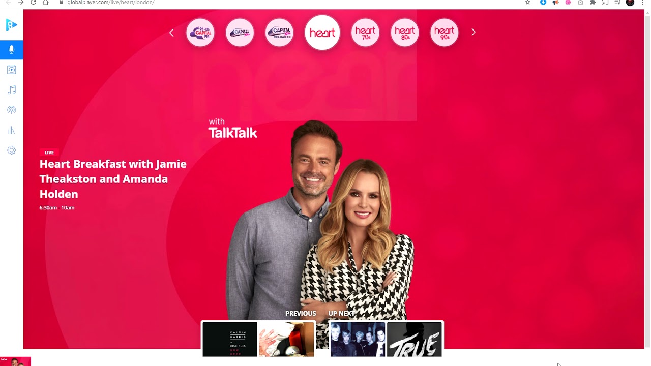 Tash Frootko on Heart Breakfast with Jamie Theakston and Amanda Holden ...