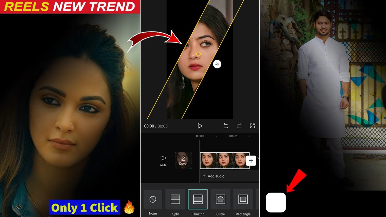 Reels New Trend Video Tutorial || New Trend Effect || Trending Effects ...