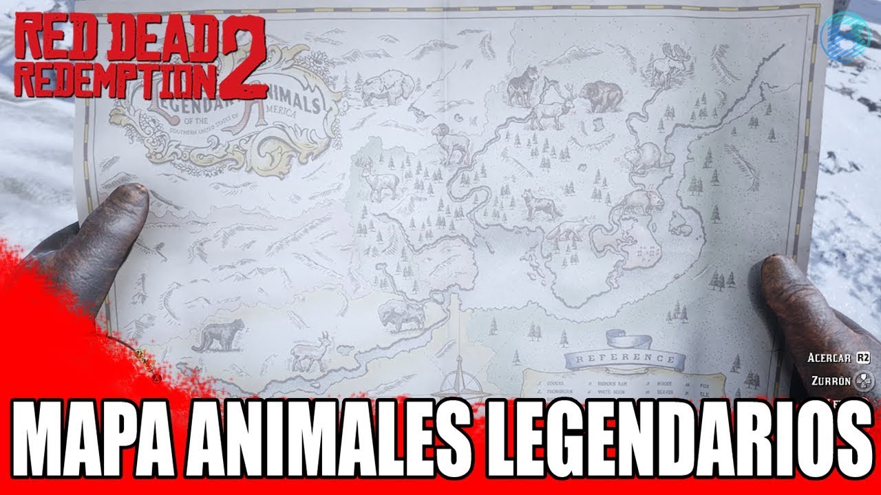 Red Dead Redemption 2: Mapa de animales legendarios ¿Como encontrar ...