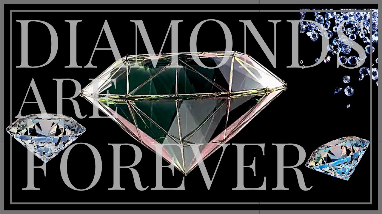 Diamonds raining down and spinning around - YouTube