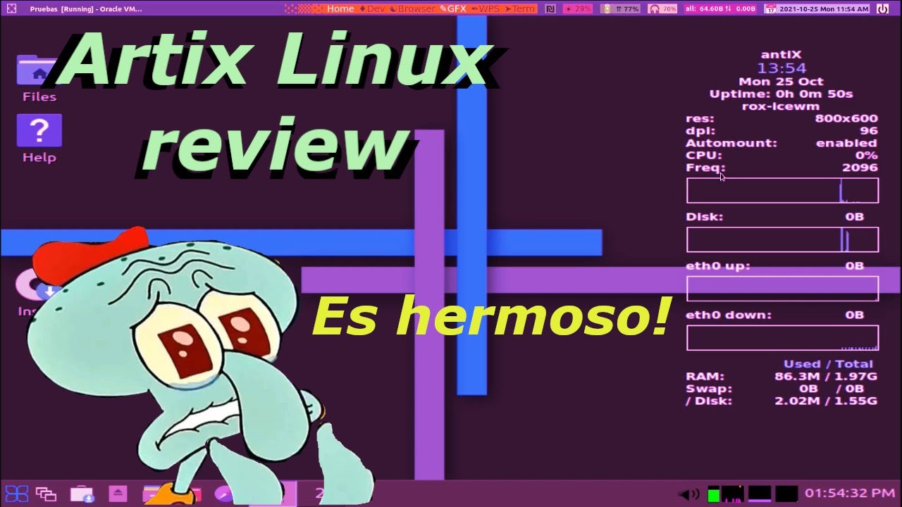 Antix Linux | la mejor distro ligera que he probado - YouTube