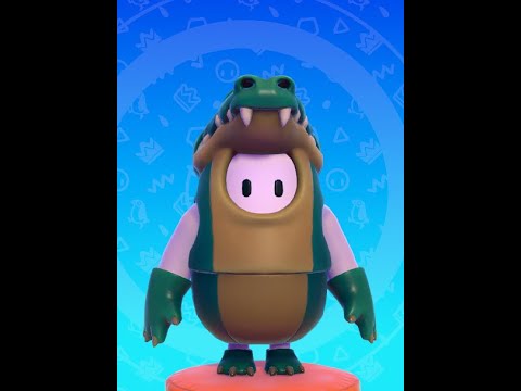 I Got The Crocodile Skin In Fall Guys! - YouTube