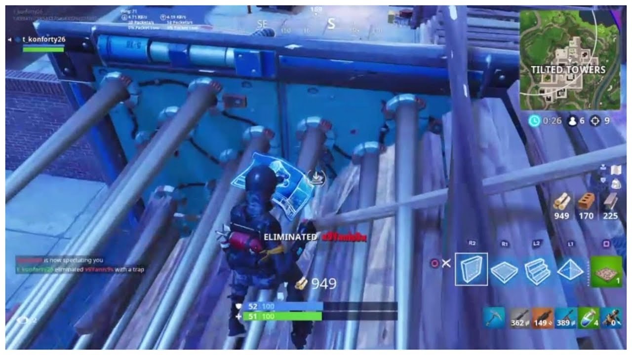 Trap kills and build fight's (fortnite ps4 s5) - YouTube