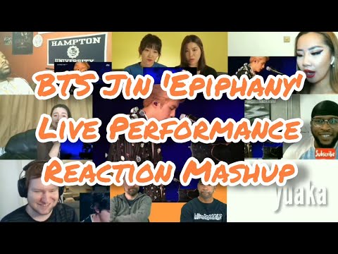 BTS Jin 'Epiphany' Live Performance || Reaction Mashup