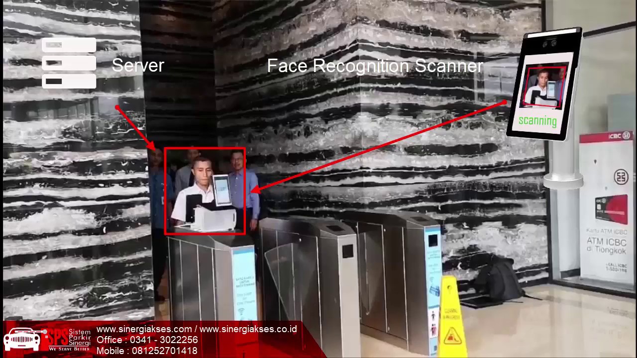 Jual Flap Barrier & Face Recognation Scanner SINERGI 081252701418 - YouTube