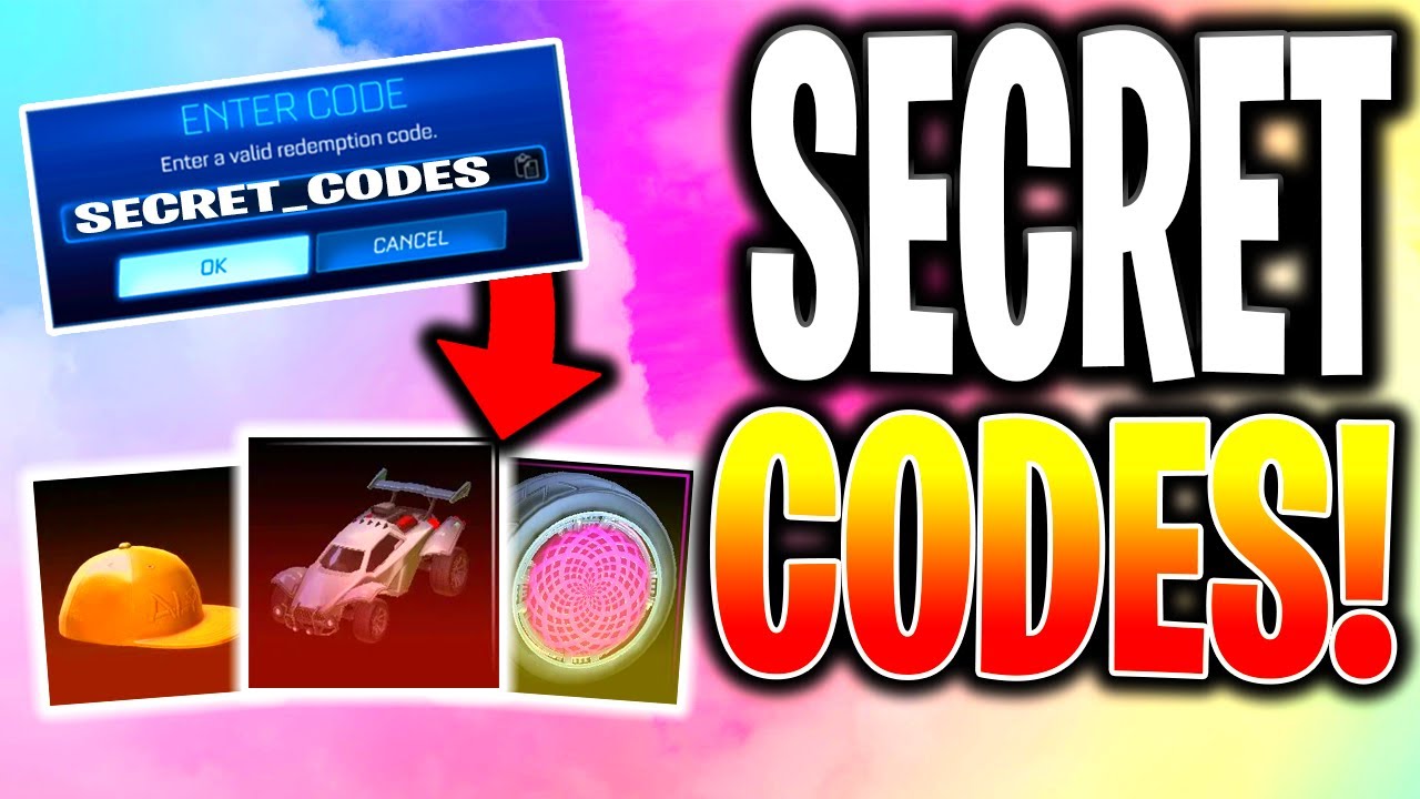 Rocket League *NEW* SECRET Redeem Codes - YouTube