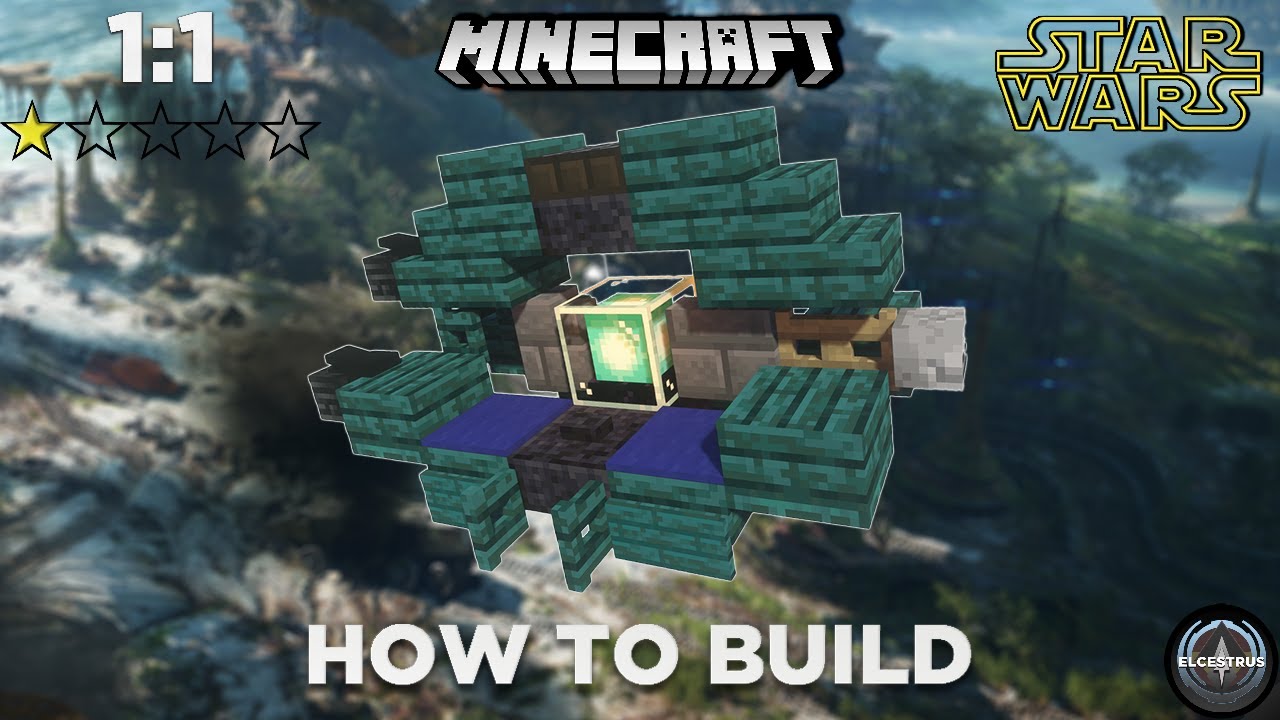 CIS Droid Tri-Fighter | Minecraft Star Wars tutorial - YouTube