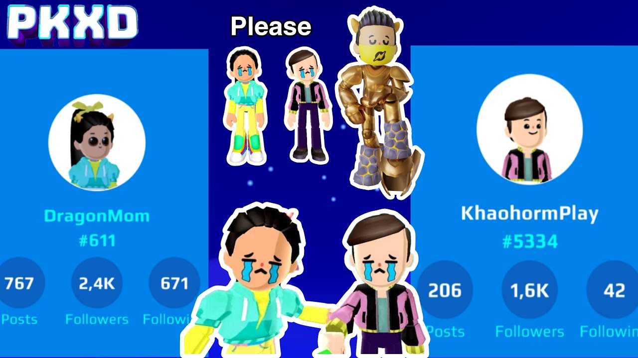 Sad PK XD Creators Story of Khaohorm Play And Dragon Mom - YouTube
