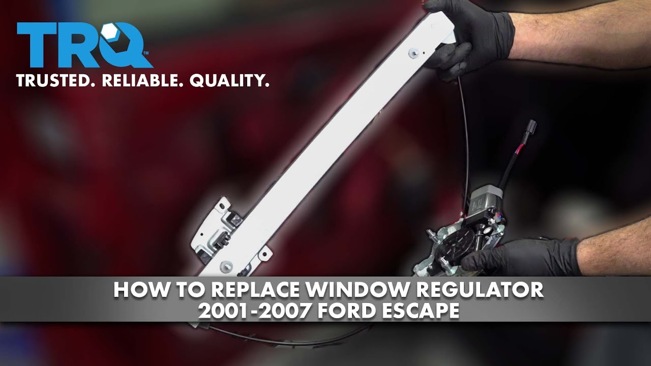 How to Replace Window Regulator 2001-2007 Ford Escape - YouTube