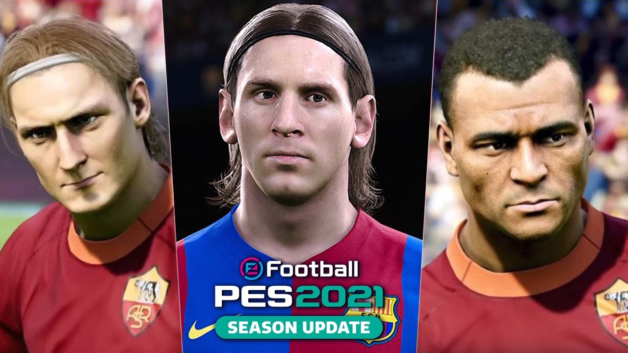 PES 2021 tem os LEGENDS mais REALISTAS da HISTÓRIA! - YouTube