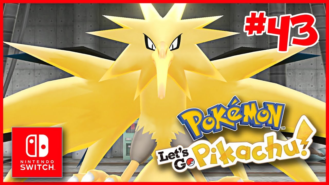 ZAPDOS!!! EN DE POWER PLANT! | #43 Pokemon Let's Go Pikachu | Rickachu ...