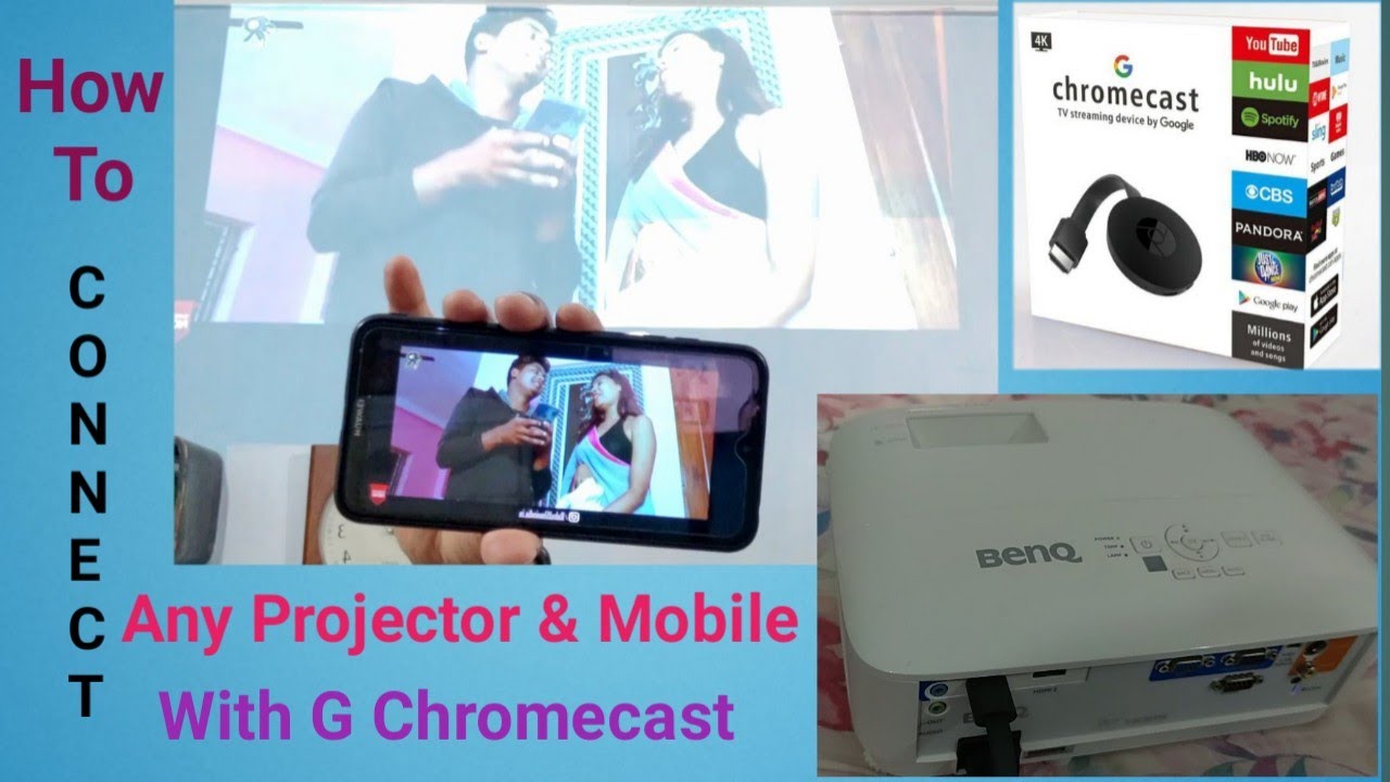 How To Connect Mobile & Projector With Google Chromecast #Kollkata Boy ...