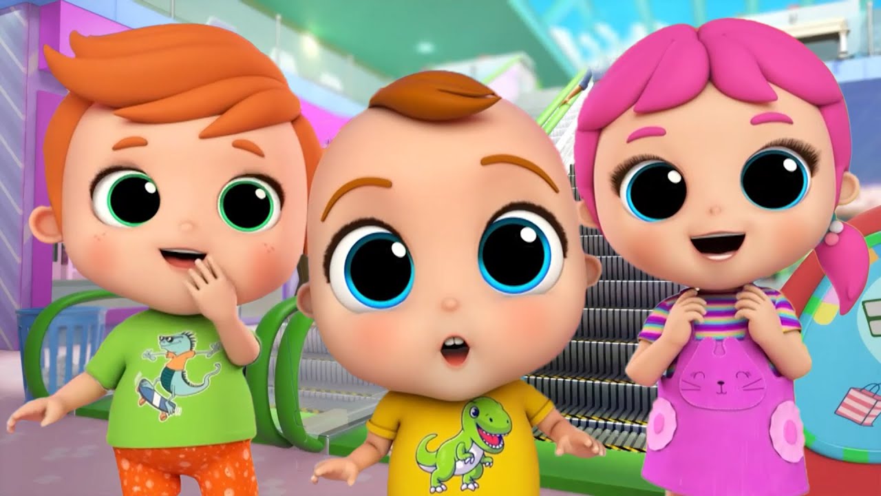 Be Safe At The Mall | Kids Cartoons and Nursery Rhymes - YouTube