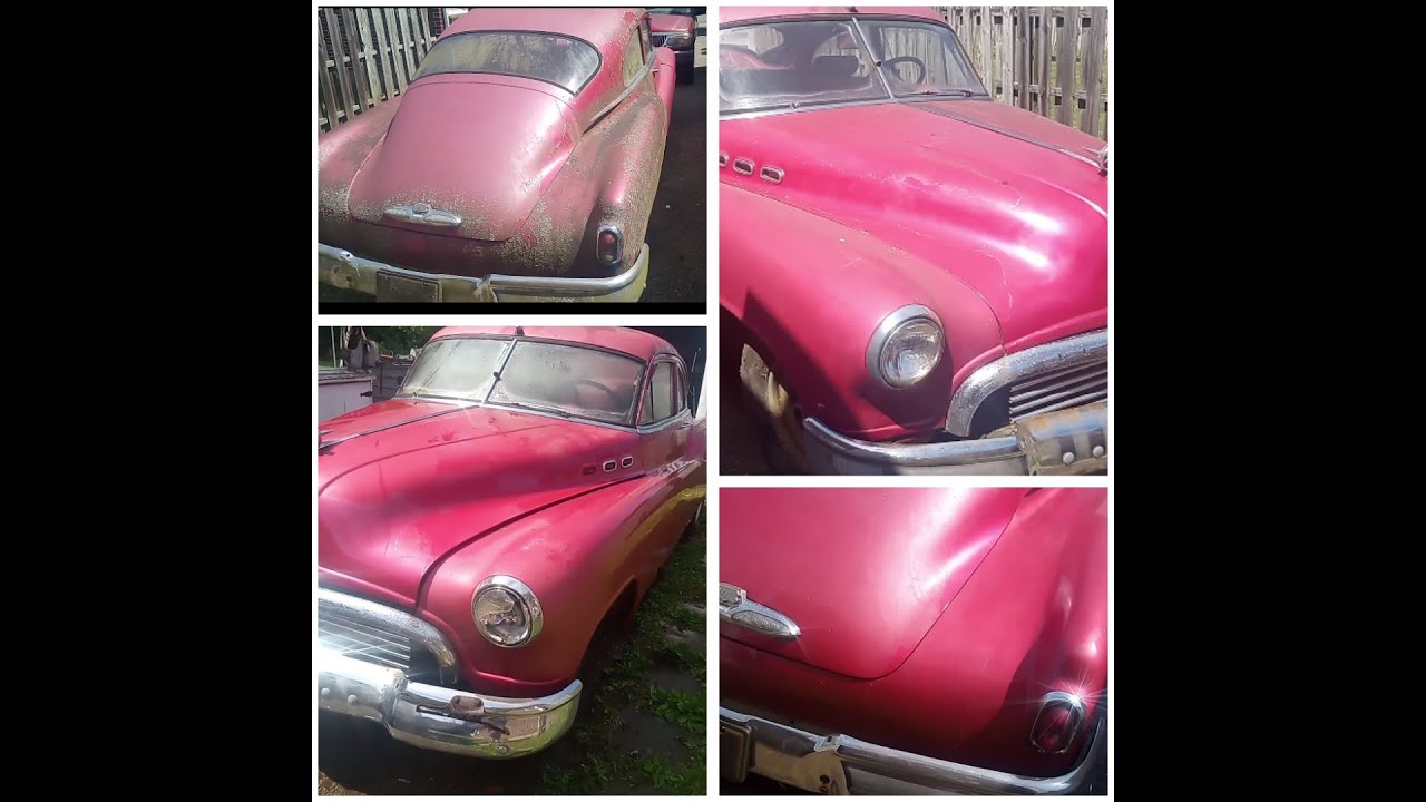 PINK!!! 1950 Buick First Wash In 28 Years (Subscribe) - YouTube