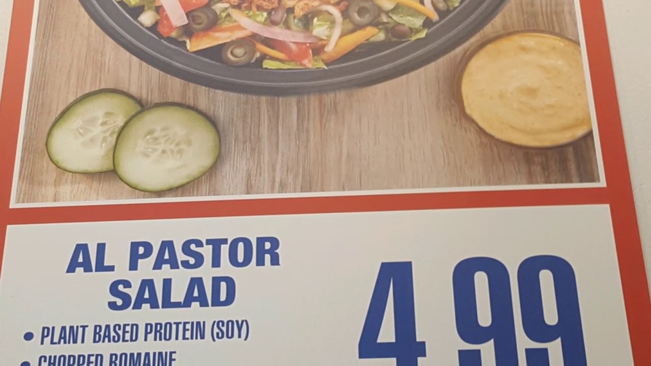 New at Costco *Al Pastor Salad* !!! - YouTube