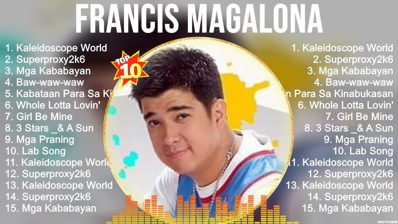 Francis Magalona Greatest Hits ~ OPM Music ~ Top 10 Hits of All Time ...