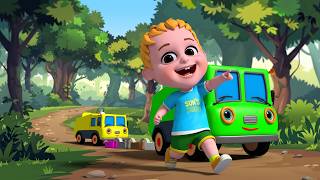 Learn Colors With Colorful Vehicles | Fun Learning Activity for Toddlers and Kids | Tuntun Tara Kids