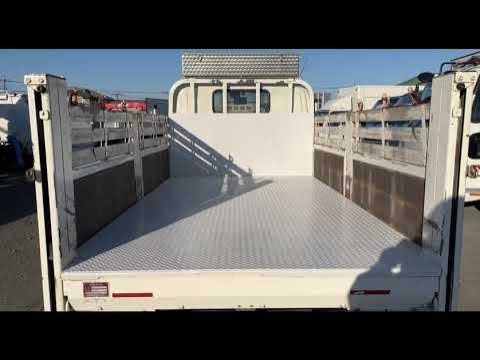 H29デュトロ手直ゲート付3t全低床平ボディー5方開 - YouTube