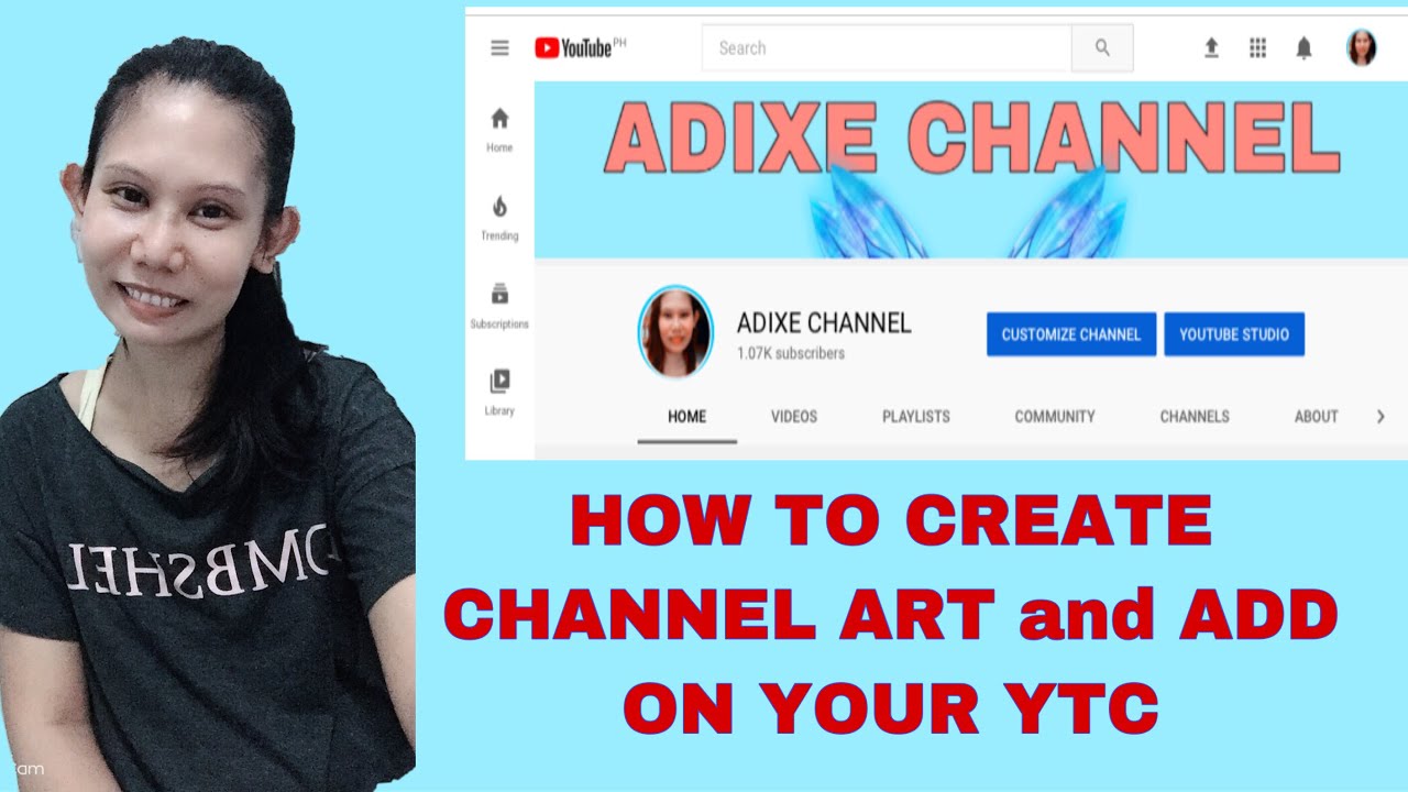 HOW TO CREATE & ADD YOUTUBE CHANNEL ART ON MOBILE FOR BEGINNERS - YouTube