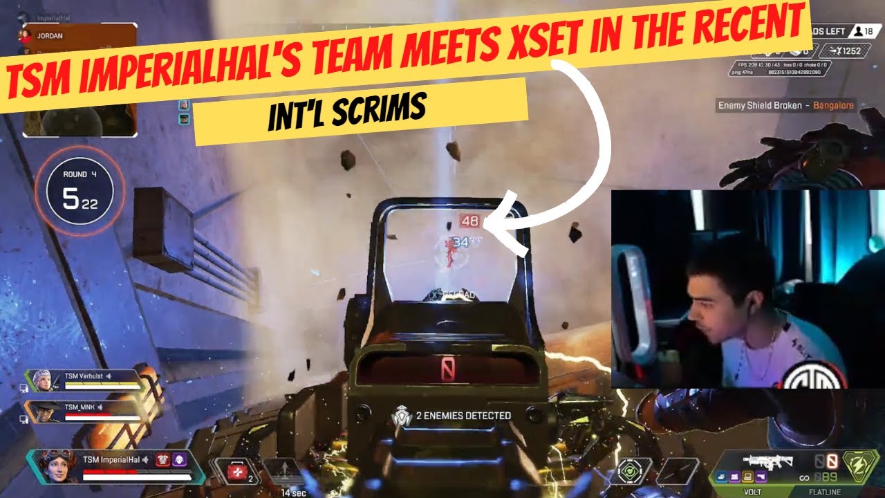tsm imperialhal team meets xset in the international scrims #apex # ...