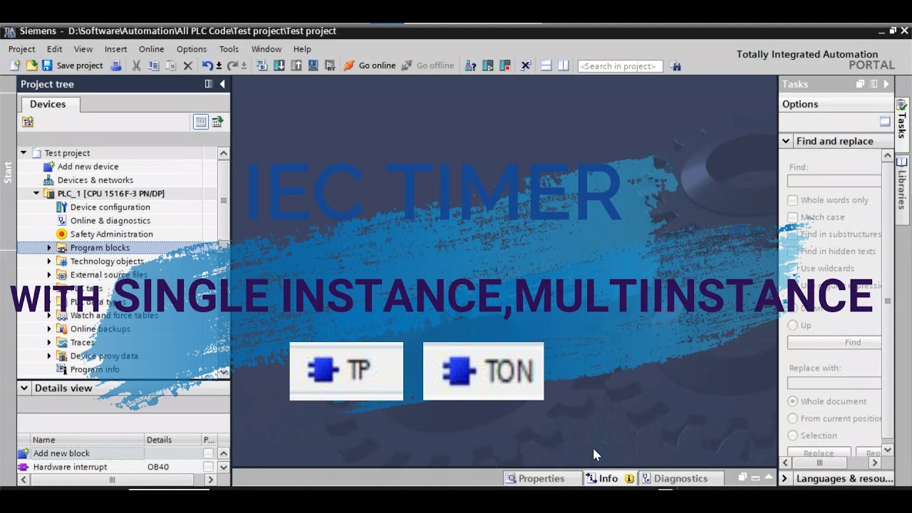 TIA Portal How To Use IEC Timer PART 1 2 TIA Lesson 08 YouTube tia-portal-how-to-use-iec-timer-part-1-2-tia-lesson-08-youtube